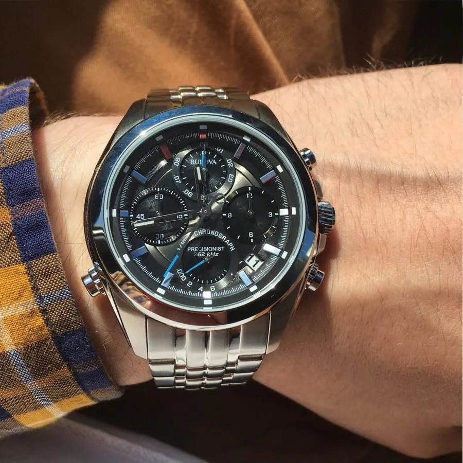 Mua Đồng hồ Bulova 96B260 cho nam, máy quartz, thép không gỉ, Giá tốt