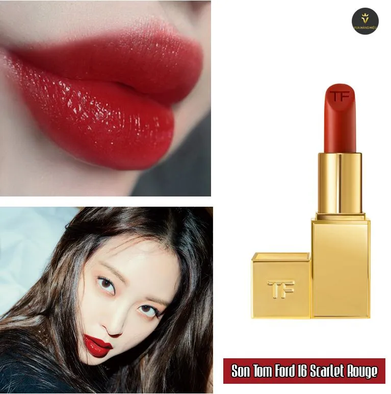 Mua Son Tom Ford Lip Color 16 Scarlet Rouge Màu Đỏ Tươi chính hãng, Giá tốt