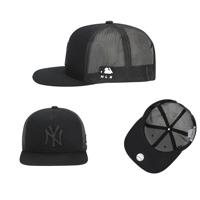Mũ MLB Chunky Mesh Cap New York Yankees Màu Đen | Vua Hàng Hiệu