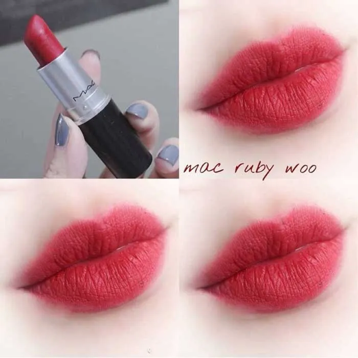 Review so sánh son MAC Ruby Woo và MAC Chili chi tiết nhất