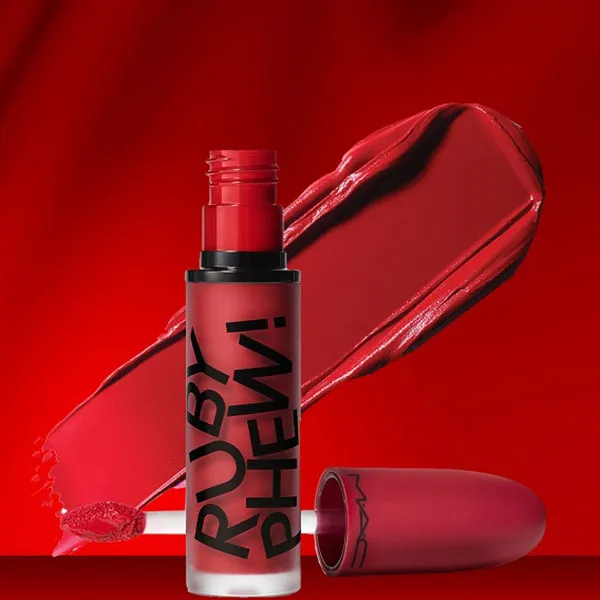 Son MAC Ruby Phew Màu Đỏ Thuần – Ruby’s Crew | Vua Hàng Hiệu