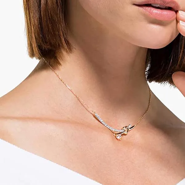 Dây Chuyền Swarovski Lifelong Heart Necklaceheart, White, Mixed Metal ...