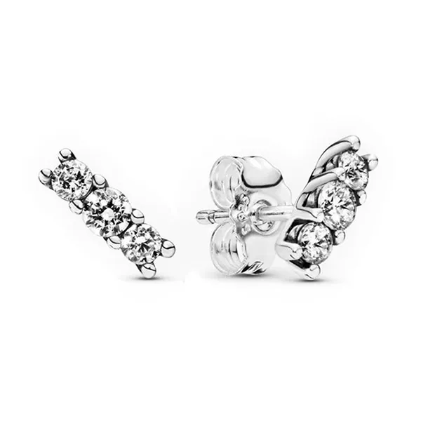 Khuyên Tai Pandora Sparkling Stud Earrings 290725CZ Màu Bạc | Vua Hàng Hiệu