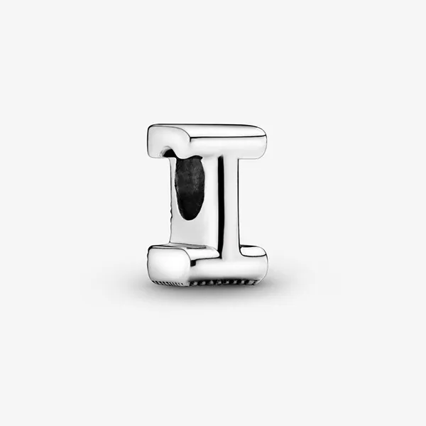 Hạt Vòng Charm Pandora Letter I Alphabet 797463 Màu Bạc | Vua Hàng Hiệu