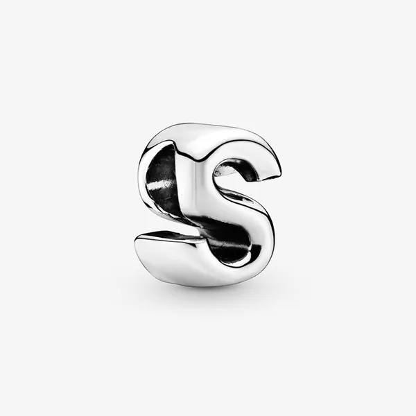 Hạt Vòng Charm Pandora Letter S Alphabet Charm 797473 Màu Bạc | Vua ...