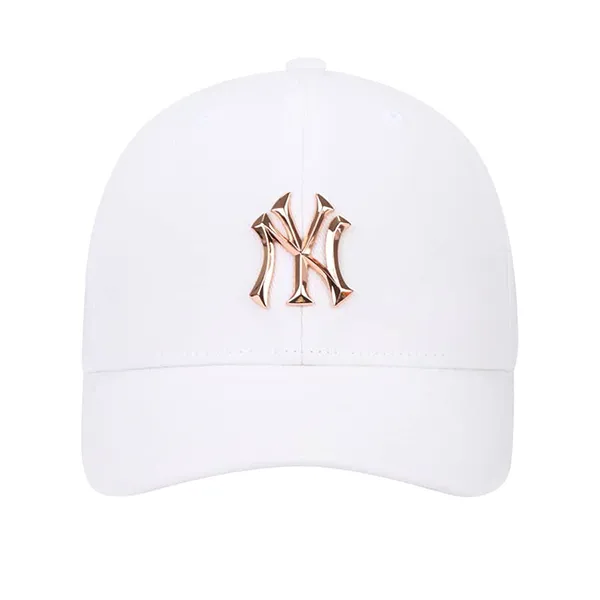 Mũ MLB Metal Rookie Ball Cap NY 32CPLF111-50W Màu Trắng | Vua Hàng Hiệu
