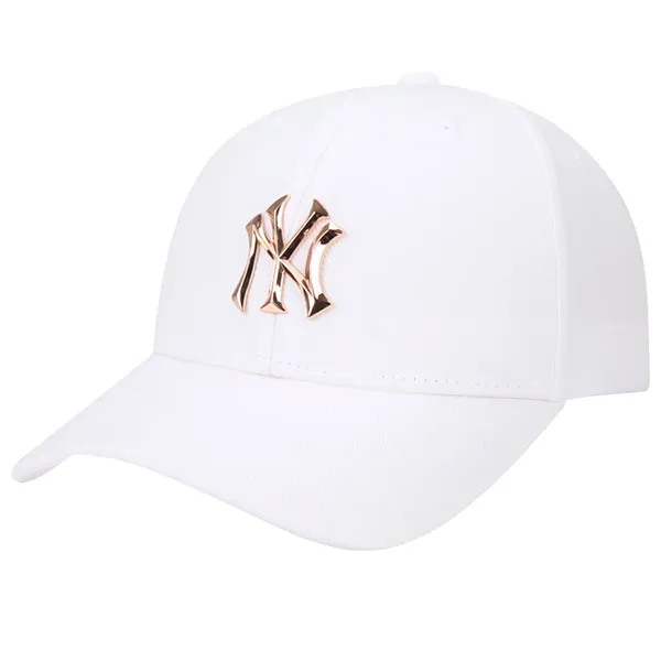 Mũ MLB Metal Rookie Ball Cap NY 32CPLF111-50W Màu Trắng | Vua Hàng Hiệu