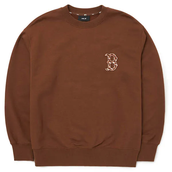 Áo Nỉ Sweater MLB Cube Monogram Big Logo Overfit Sweatshirt New York ...