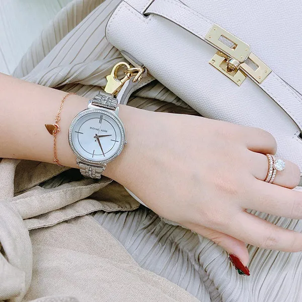 Đồng Hồ Nữ Michael Kors MK Cinthia Watch MK3641 Màu Bạc | Vua Hàng Hiệu