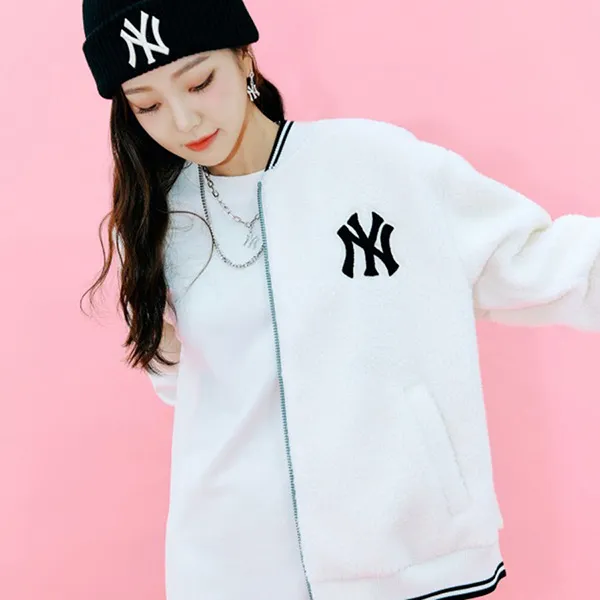 Áo Khoác MLB Basic Baseball Dumble Fleece Jumper New York Yankees ...