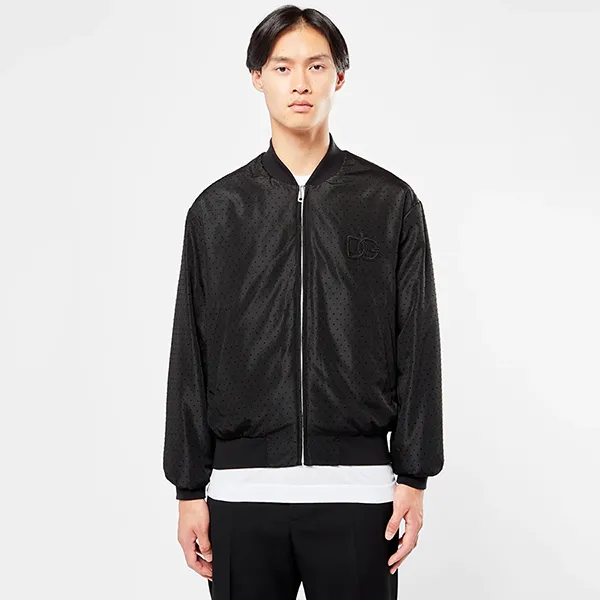 Mua Áo Khoác Dolce & Gabbana Heraldic DG Patch G9XG9Z FJMMP Màu Đen ...