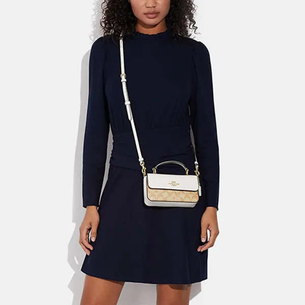 Túi Đeo Chéo Coach Mini Josie Top Handle Crossbody In Blocked Signature ...