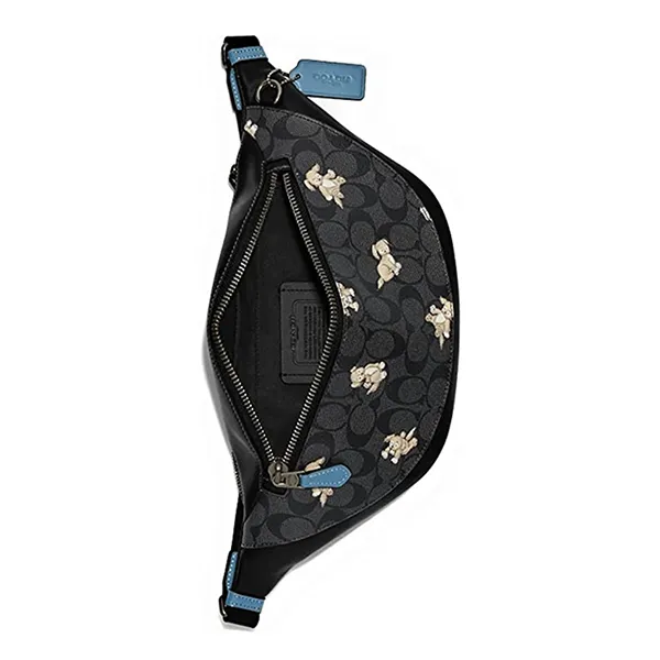 Túi Đeo Chéo Nam Coach Warren Belt Bag In Leather CC123 Màu Đen | Vua ...