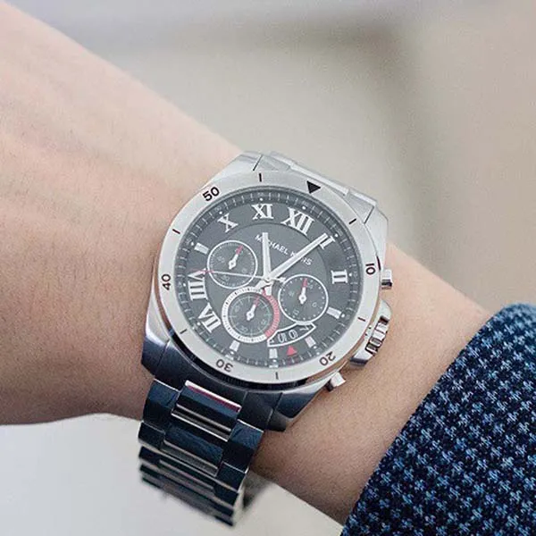 Đồng Hồ Nam Michael Kors MK8438 Màu Đen Bạc | Vua Hàng Hiệu