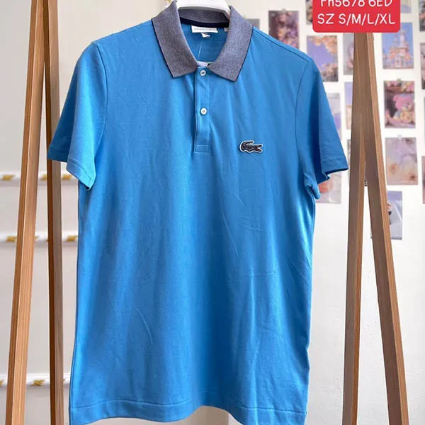 Áo Polo Lacoste Men's Short Sleeve Mini Pique Regular Fit Caviar Croc ...