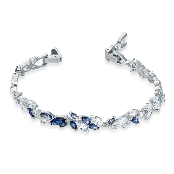 Vòng Đeo Tay Swarovski Louison Bracelet Blue, Rhodium Plated 5536548 ...