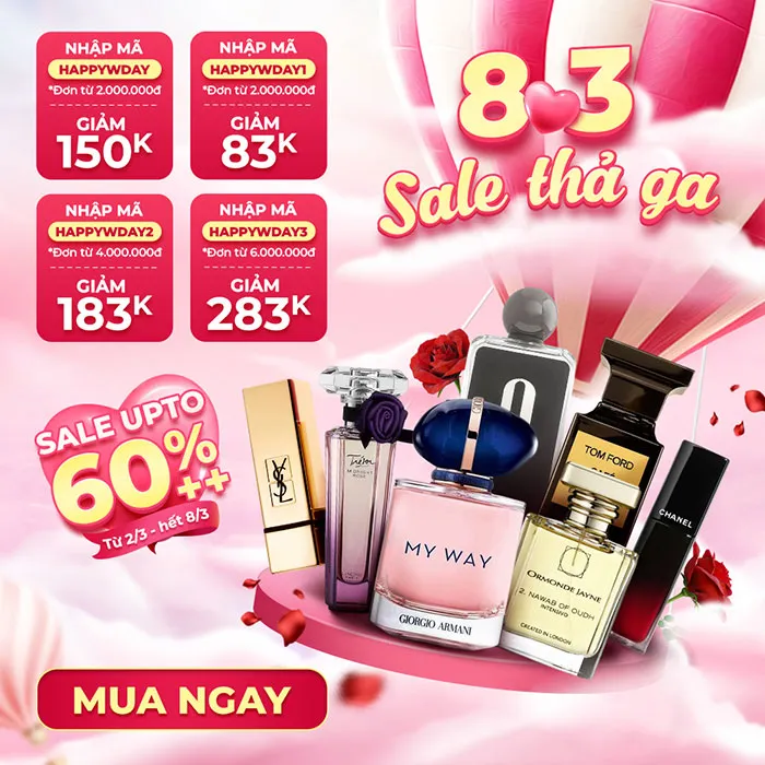 Vua Hàng Hiệu 8/3: Sale up to 60%++, tặng deal SỐC tới 283K, gói quà ...