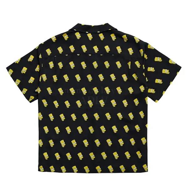 Áo Sơ Mi Acmé De La Vie ADLV x Simpsons Bart Màu Đen Vàng | Vua Hàng Hiệu