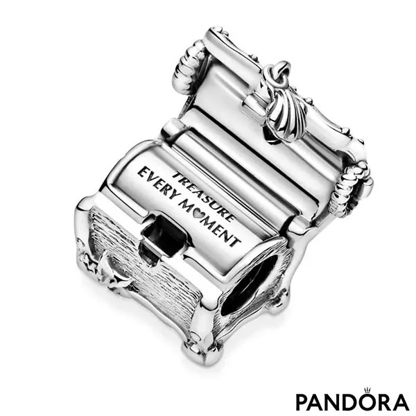 Hạt Vòng Charm Pandora Chest Of Treasure 799432C00 Màu Bạc | Vua Hàng Hiệu