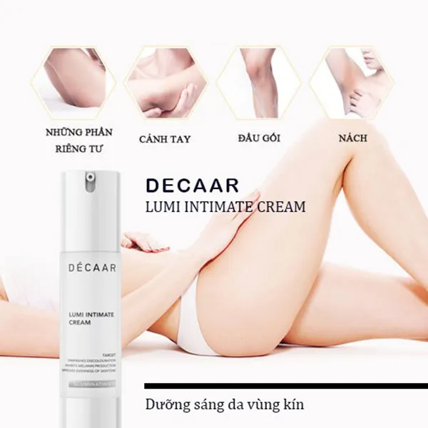 Kem Làm Sáng Da Vùng Kín Décaar Lumi Intimate Cream DF01IL05 100ml | Vua Hàng Hiệu