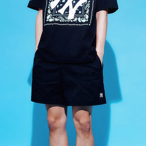 Quần Short MLB Basic Small Logo 4In Woven Short New York Yankees ...