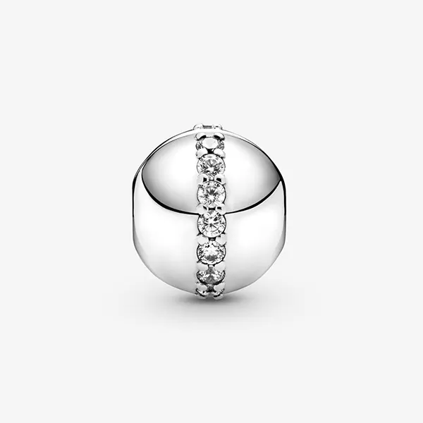 Hạt Vòng Charm Pandora Sparkling Line Clip Charm 799403C01 Màu Bạc ...