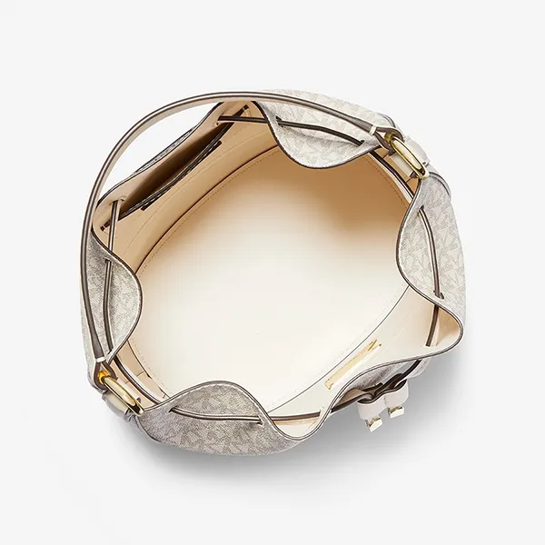 Túi Đeo Chéo Michael Kors MK Reed Belted Bucket Messenger Bag Màu Trắng ...