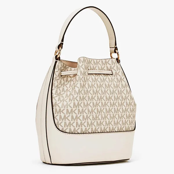 Túi Đeo Chéo Michael Kors MK Reed Belted Bucket Messenger Bag Màu Trắng ...
