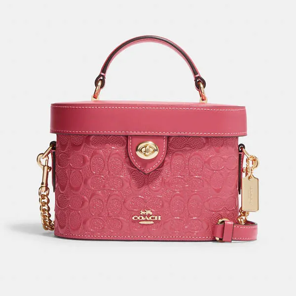 Túi Xách Nữ Coach Kay Crossbody In Signature Leather CH316 Màu Hồng ...