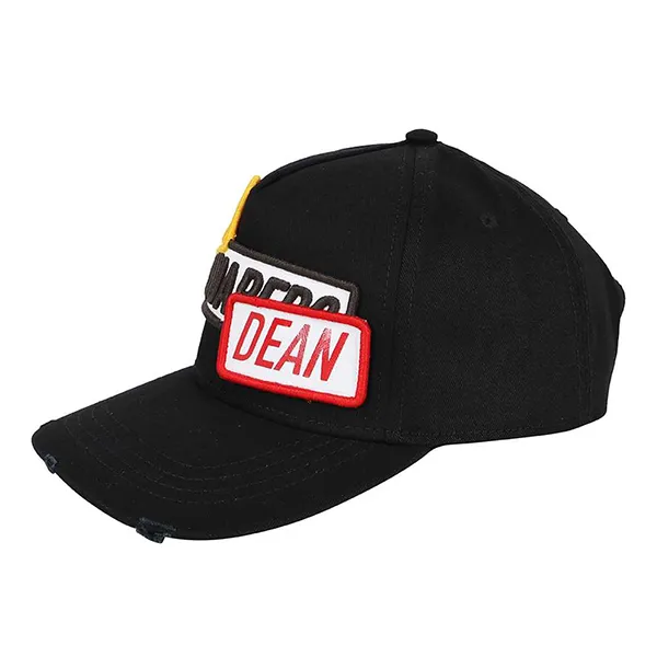 Mũ Dsquared2 Multipatches Baseball Cap BCM0464 05C00001-2124 Màu Đen ...