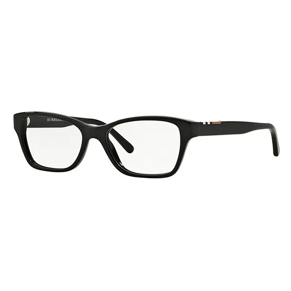 Kính Mắt Cận Burberry Black Oval Eyeglass Frames BE2144 3001 Màu Đen ...