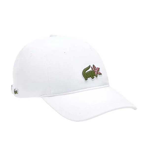 Mũ Lacoste X Netflix Cap Lupin RK7743 51 VIF Màu Trắng | Vua Hàng Hiệu