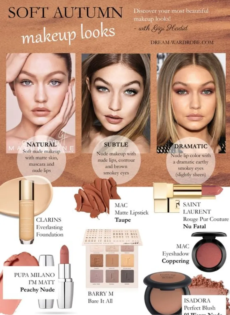 Bảng màu Autumn personal color: Make up và cách phối đồ