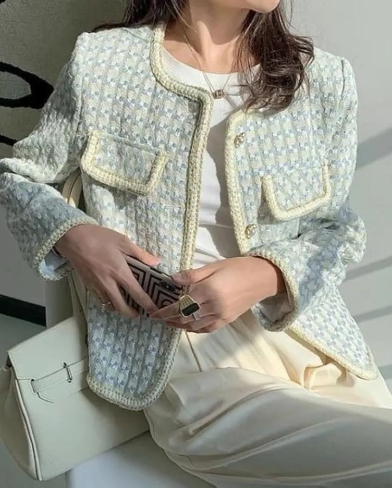 15 cách mix áo dạ tweed dáng ngắn sang chảnh, sành điệu