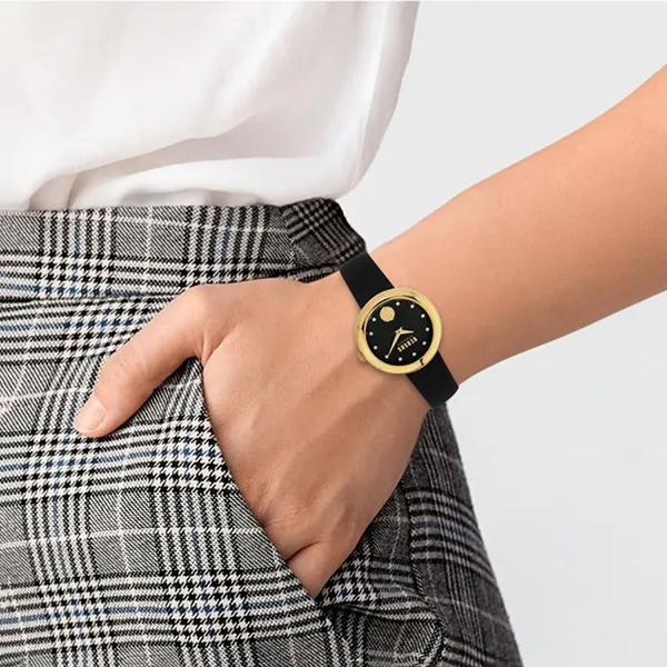 Đồng Hồ Nữ Versace Versus Lea Gold 35mm VSPEN3621 Màu Đen | Vua Hàng Hiệu