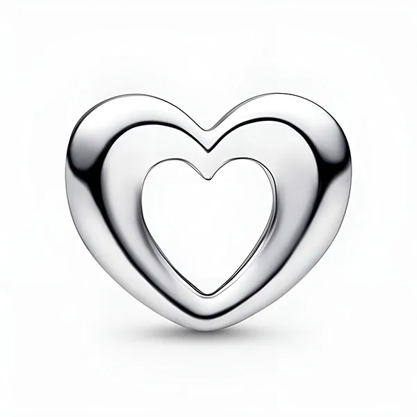 Hạt Vòng Charm Nữ Pandora Radiant Open Heart Charm 792492C00 Màu Bạc ...