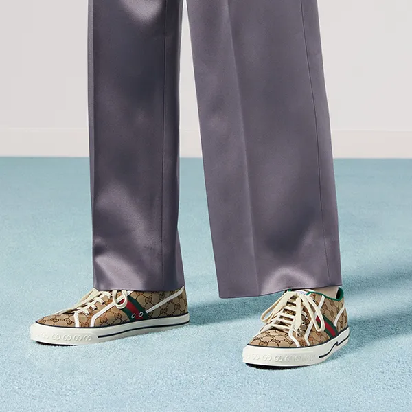 Giày Thể Thao Gucci GG Tennis 1977 606111 HVK20 9766 Form To Phối Màu ...