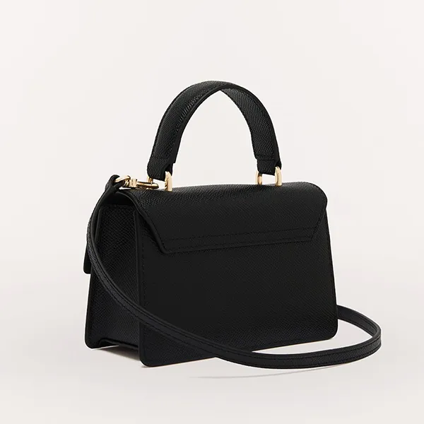Túi Xách Nữ Furla Venere Micro Top Handle Bag Màu Đen | Vua Hàng Hiệu