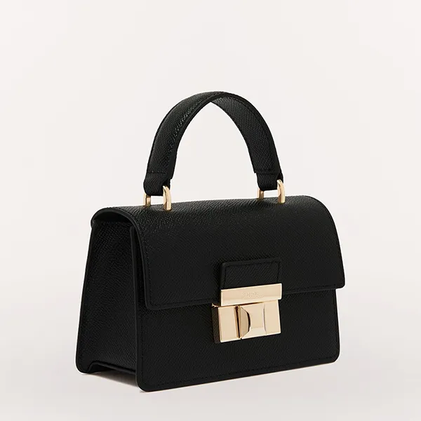 Túi Xách Nữ Furla Venere Micro Top Handle Bag Màu Đen | Vua Hàng Hiệu