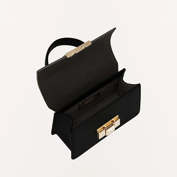 Túi Xách Nữ Furla Venere Micro Top Handle Bag Màu Đen | Vua Hàng Hiệu