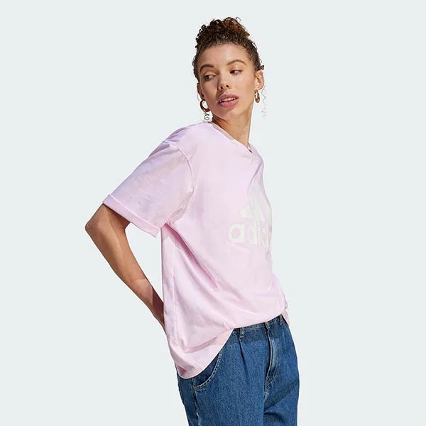 Áo Thun Nữ Adidas Boyfriend Big Logo Essentials Tshirt IC9860 Màu Hồng ...