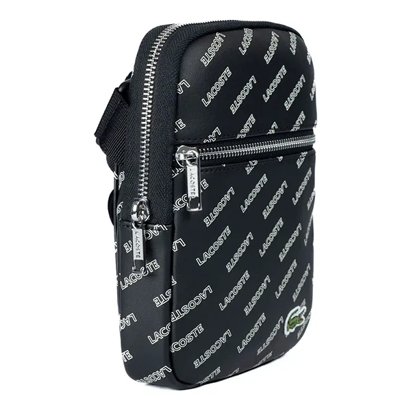 Túi Đeo Chéo Nam Lacoste Seasonal Bag NH4448 M66 Màu Đen | Vua Hàng Hiệu