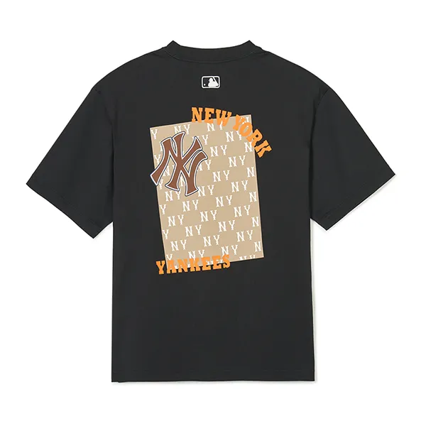 Áo Phông MLB Monative Overfit New York Yankees 3ATSM0443-50BKS Màu Đen ...