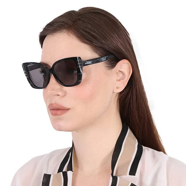 Kính Mát Nữ Burberry Meryl Polarized Dark Grey Butterfly Ladies ...