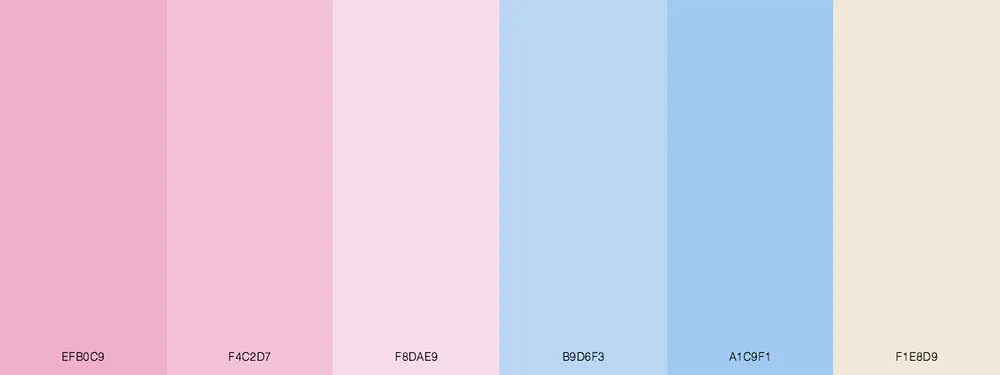Bảng màu pastel và 4 cách phối đồ với màu pasel ấn tượng