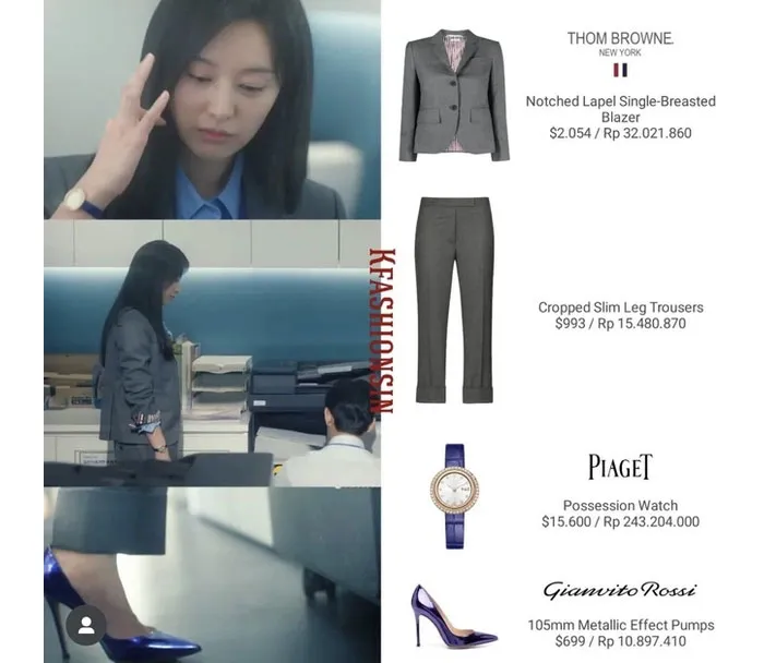 Loạt outfit "sặc mùi tiền" của Kim Ji Won trong Queen Of Tears