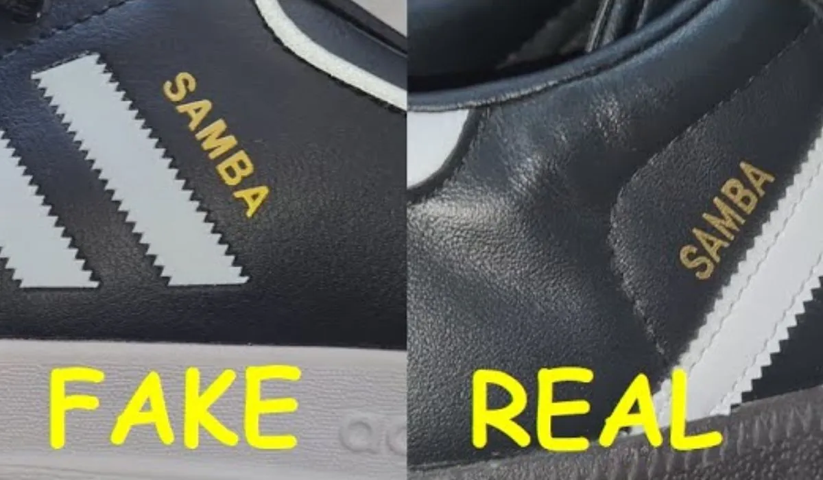 Cách phân biệt giày Adidas Samba thật giả check legit chuẩn nhất