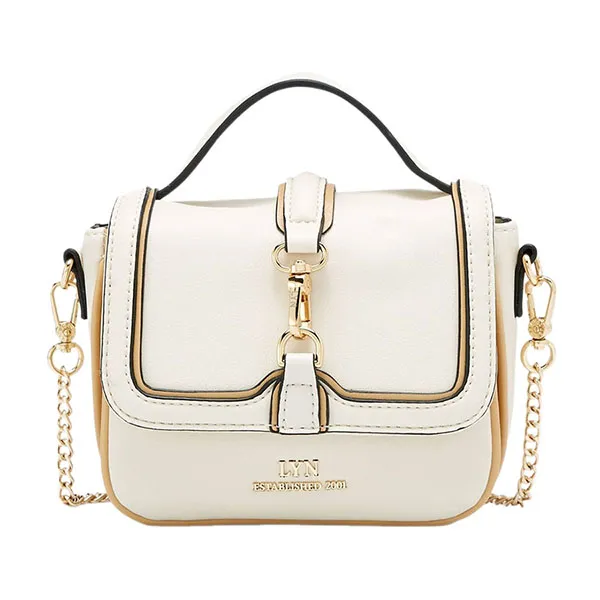 Mua Túi Đeo Chéo Nữ Lyn Poza Mini Crossbody Bags LL23FBF227 Màu Trắng ...