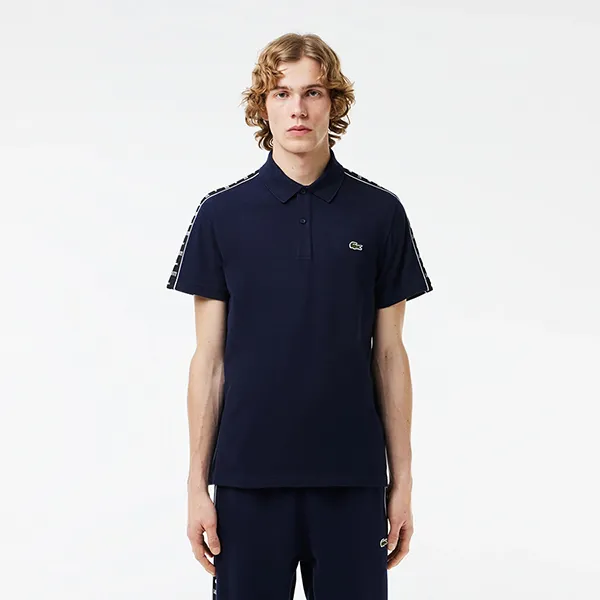 Áo Polo Nam Lacoste Regular Fit With Striped PH0623 166 Màu Xanh Navy ...