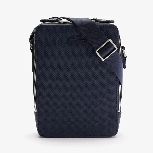 Túi Đeo Chéo Nam Lacoste Vertical Camera Bag NH3271CE K39 Màu Xanh Đen | Vua Hàng Hiệu